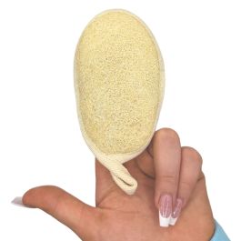 Loofah Facial Exfoliator with Pouch - Green Essentials | Nature's ...